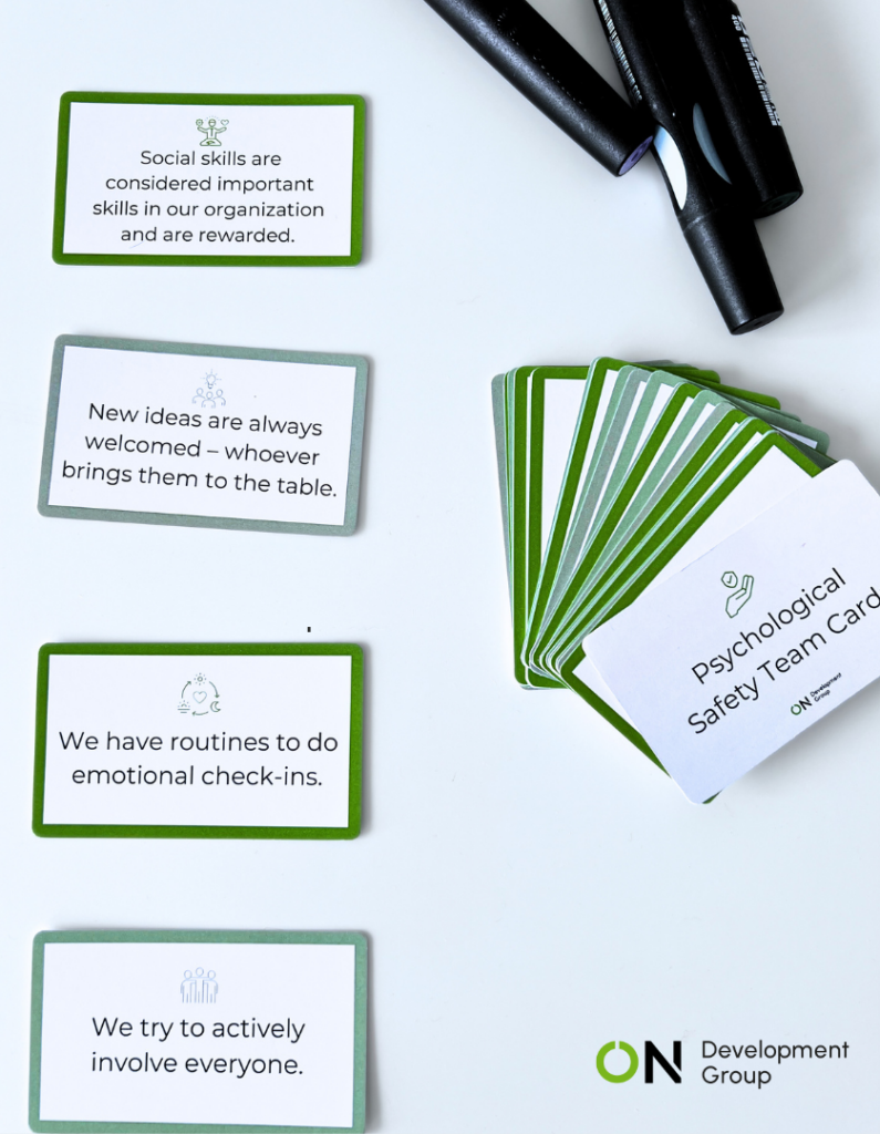 Psychological Safety Team Cards - ON.DevelopmentGroup